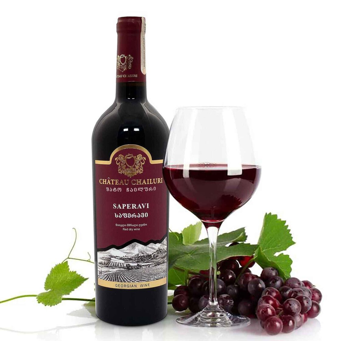 SAPERAVI raudonas sausas vynas - Gruzijos skonis